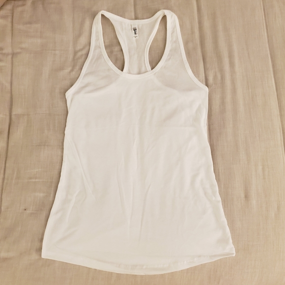 Tops | Lot Plain White Racerback Tanks Cricut Party M L Xl | Poshmark